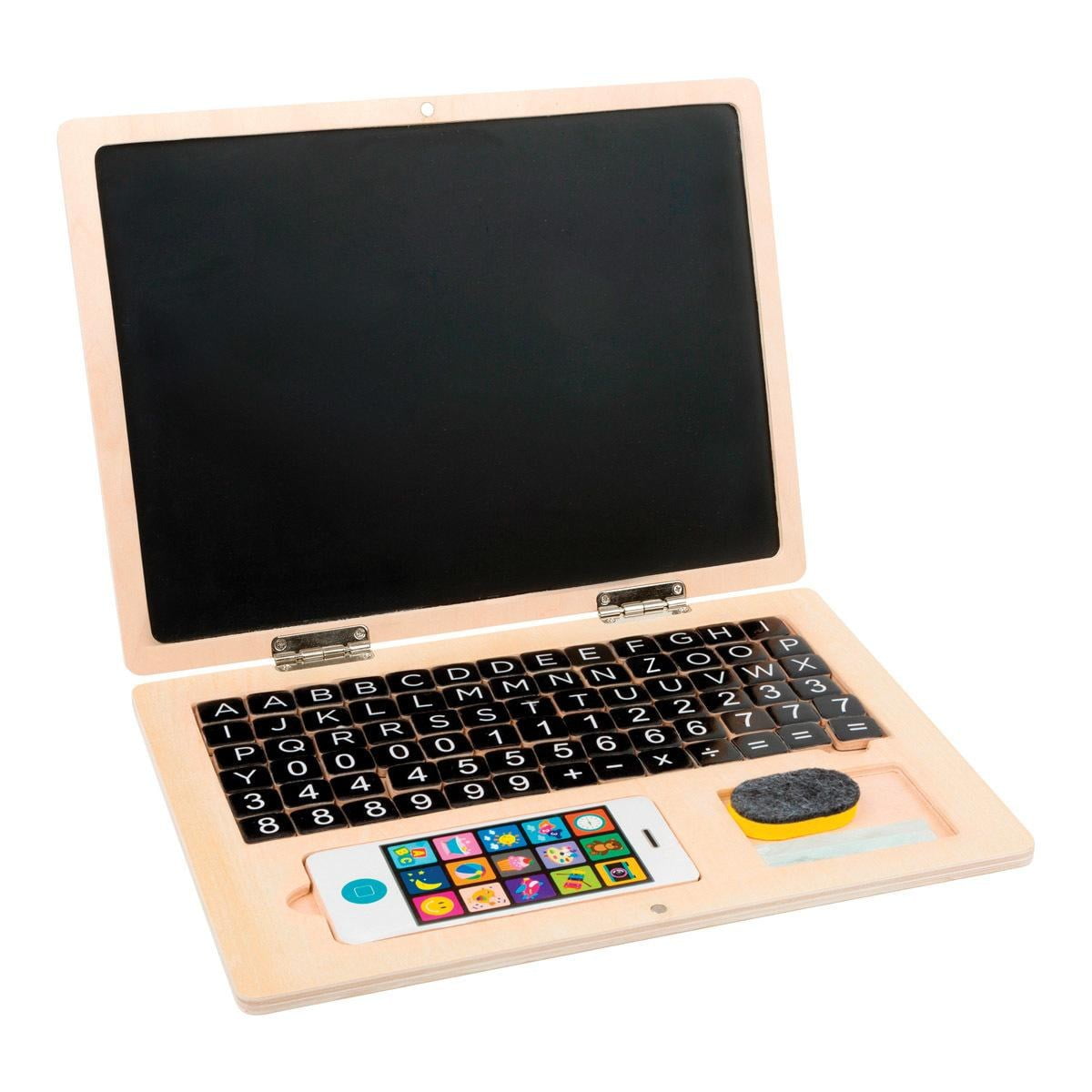 Small Foot Wooden Laptop with Magnet Board - Walmart.com