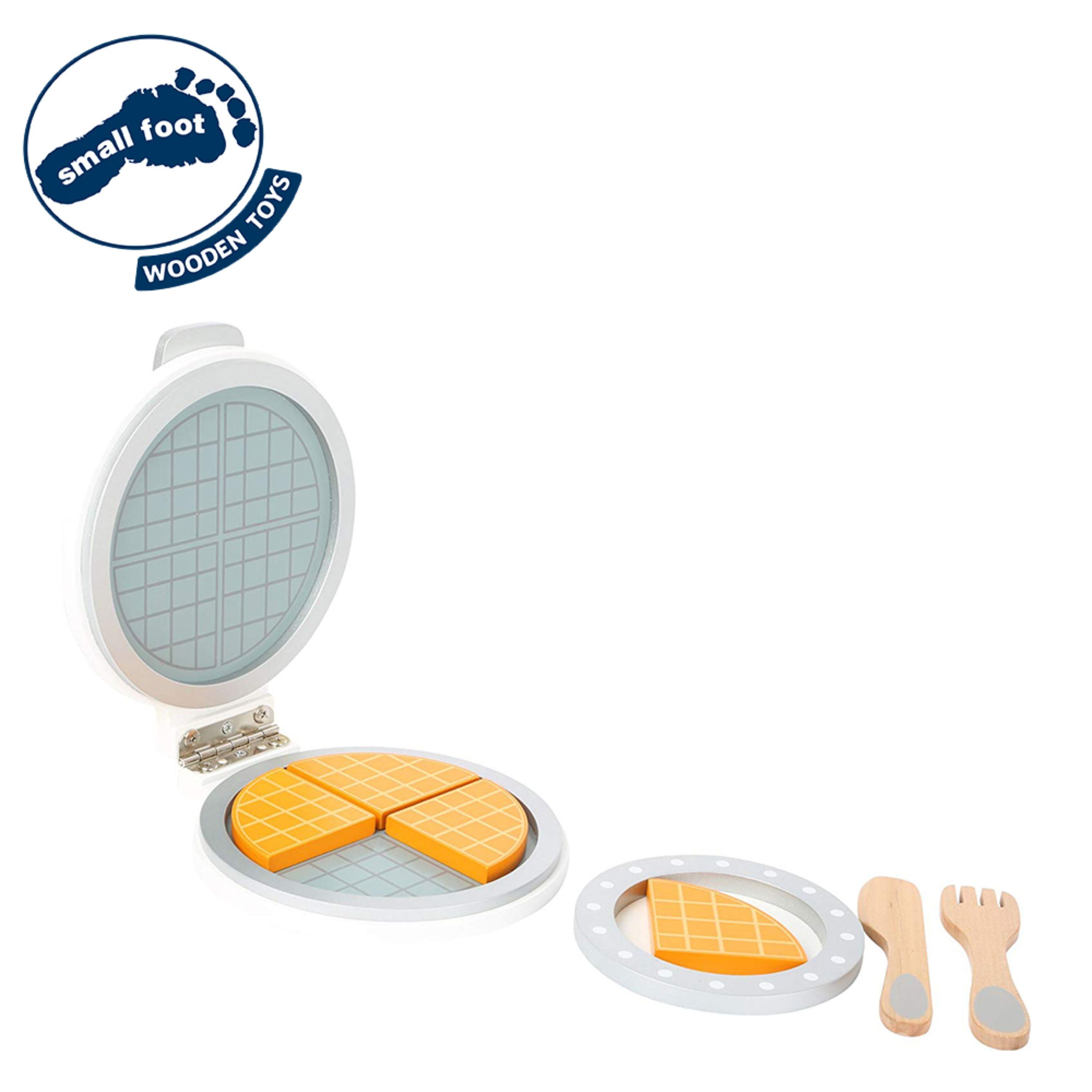 Small Foot Wooden Toys - Waffle Iron With Waffles Playset - Walmart.com