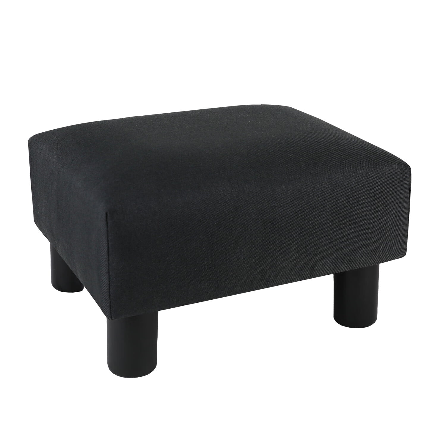 Walmart Low Foot Cushioned Wooden Stool Ottoman Footrest for Home ...