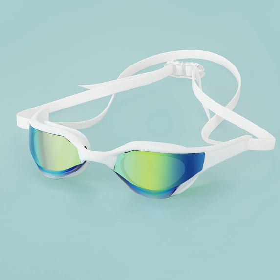 Small Frame Swim Goggles for Adults, Anti-Fog Clear Lens with UV ...