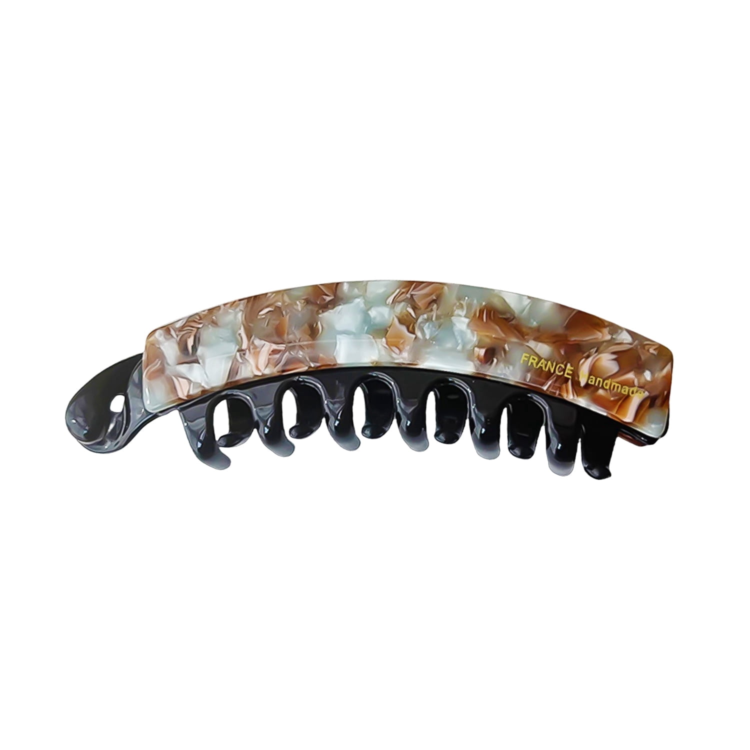 Small French Anti-Slip Banana Clip for High Ponytail, Vertical Twist ...
