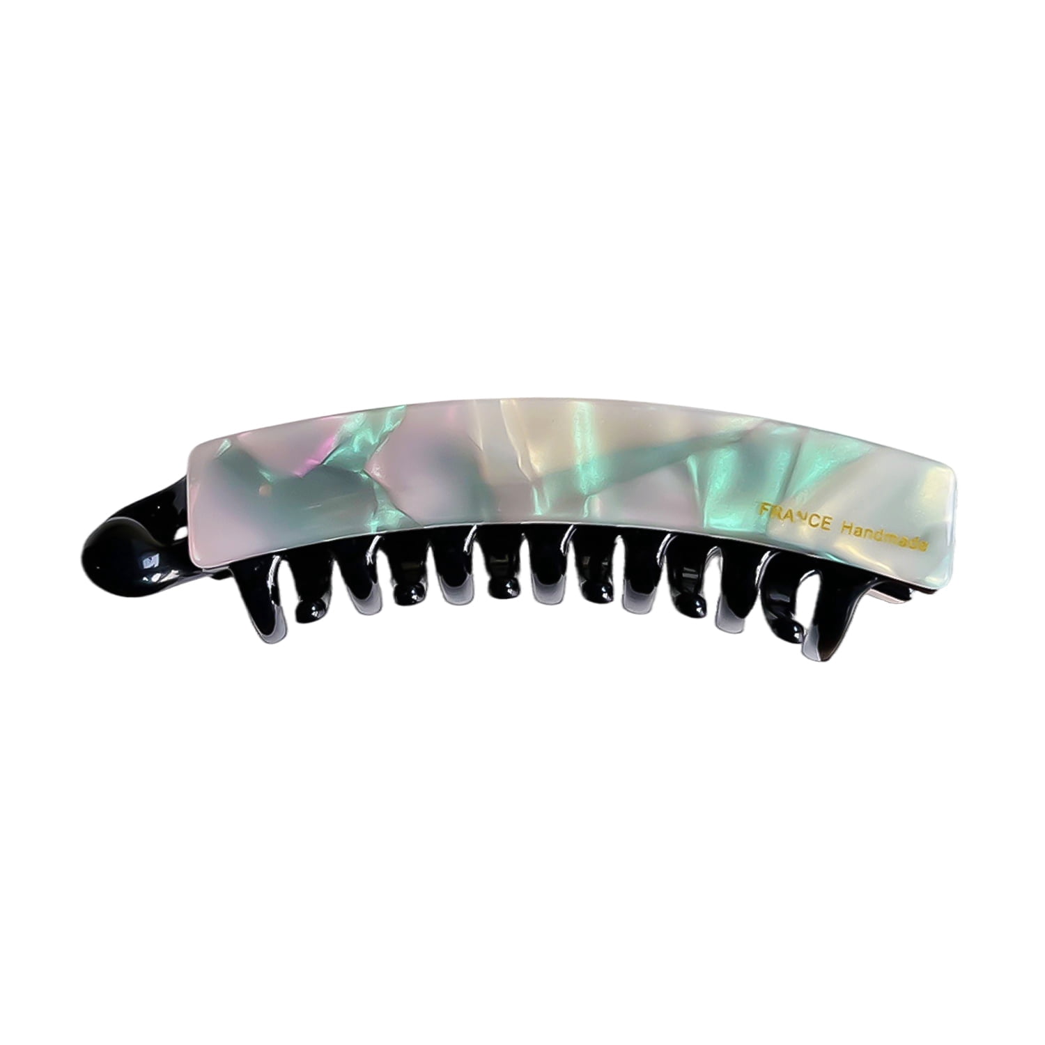 Small French Anti-Slip Banana Clip for High Ponytail, Vertical Twist ...