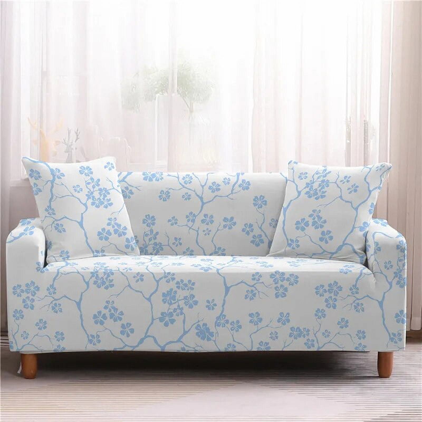 Small Fresh Fragmented Flower Series Sofa Cover Elastic Full Package ...