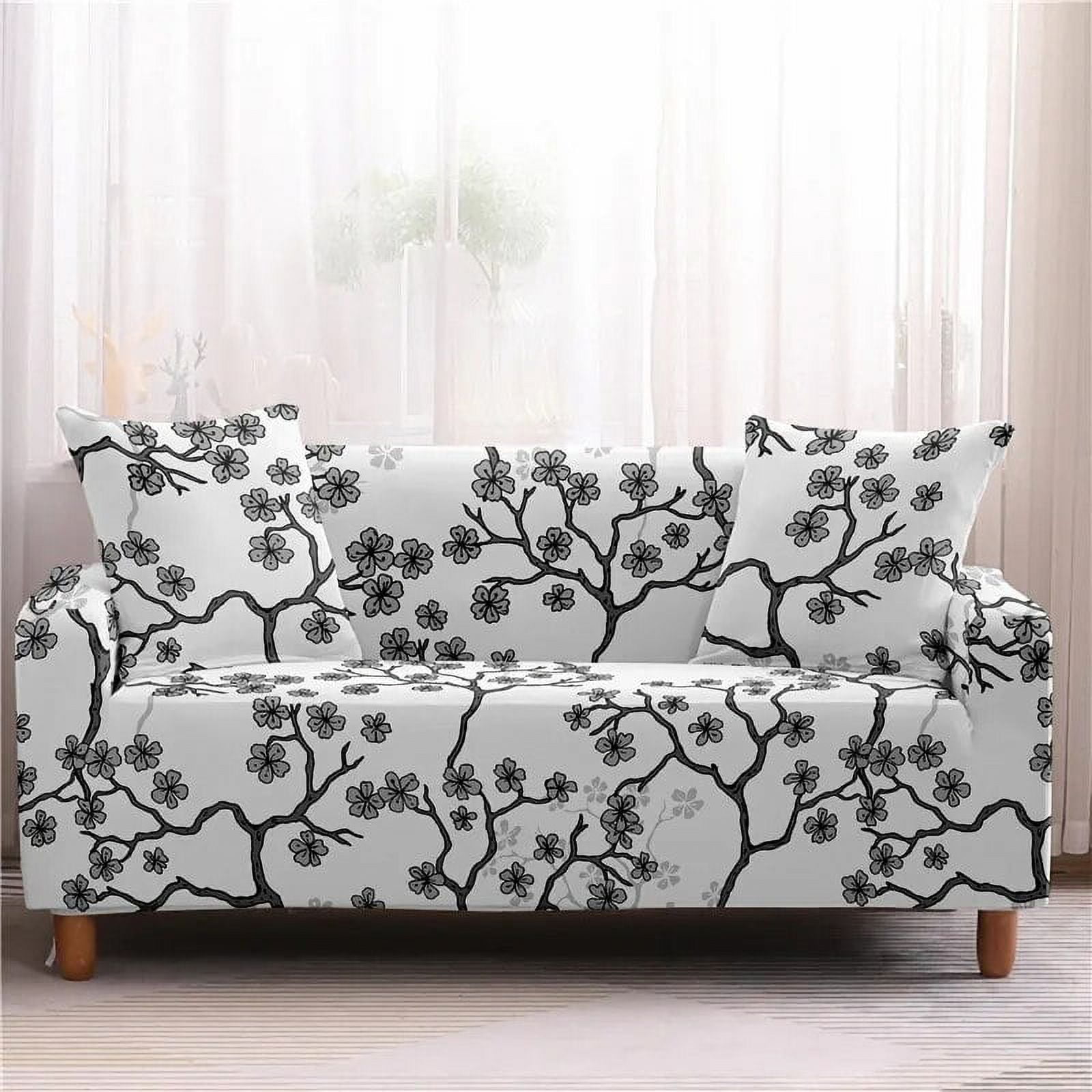 Small Fresh Fragmented Flower Series Sofa Cover Elastic Full Package ...