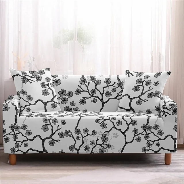 Small Fresh Fragmented Flower Series Sofa Cover Elastic Full Package ...