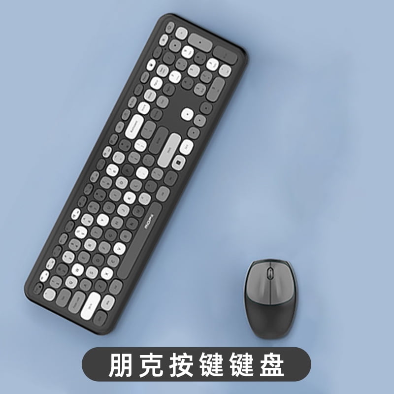 Small Fresh Macaron Color Wireless Keyboard and Mouse Set Girls Lovely ...