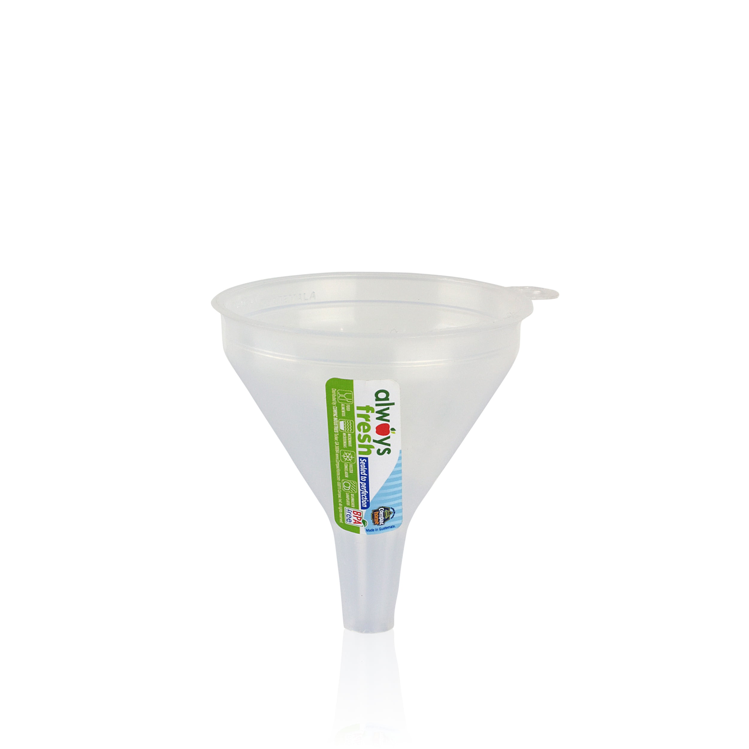 Compac Home Small Food Funnel, Clear, BPA-Free, Dishwasher and ...