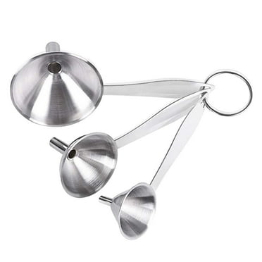 Norpro Kitchen Utensils: Stainless Steel Funnels for Cooking Use, Set ...