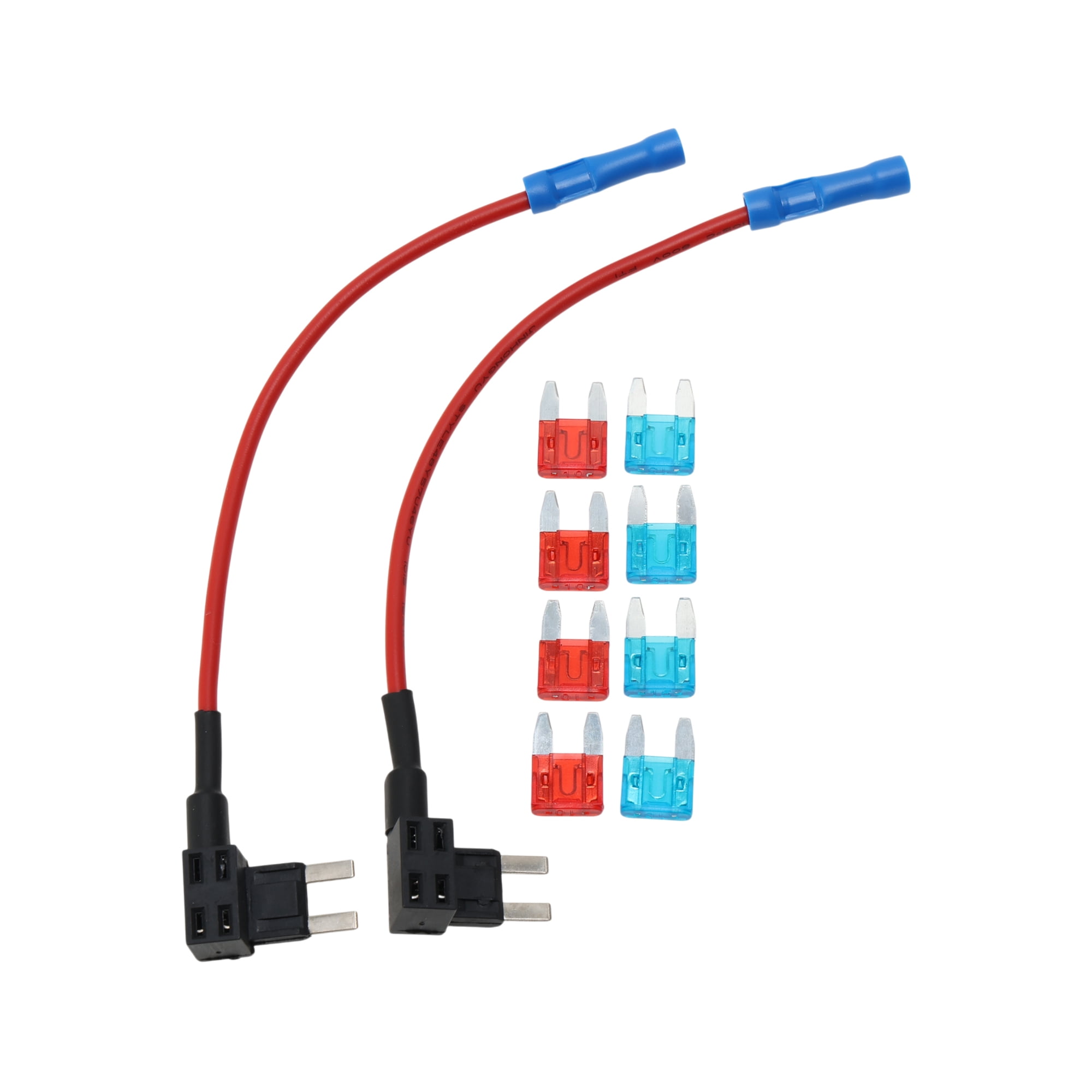 Fuse Tap Adapter Kit, Fuse Tap Holder Connector, Small Size 2 Pack DC ...