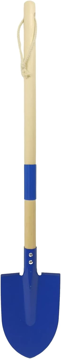 Small Garden Shovel- Wooden Handle Metal Head Shovel (Blue) - Walmart.com