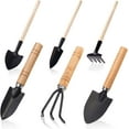Small Garden Tool Set, 6 Pieces Iron Gardening Kit Including Hand ...