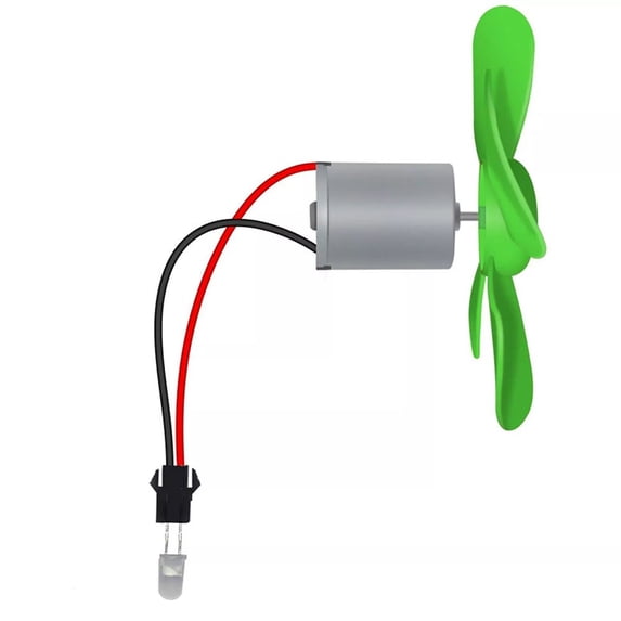 Small Generator Mini Wind Turbine Motor Bulb Diy Kit Power Alternative ...