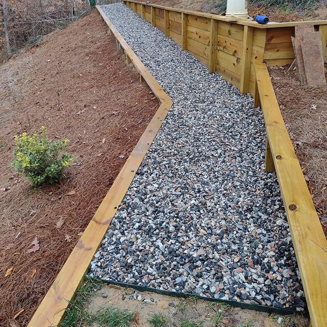 Small Geo Grid 3 Ft - 33 Ft Long, Landscape Rock Stabilizer Grids for Gravel Path/Keystone Wall ...