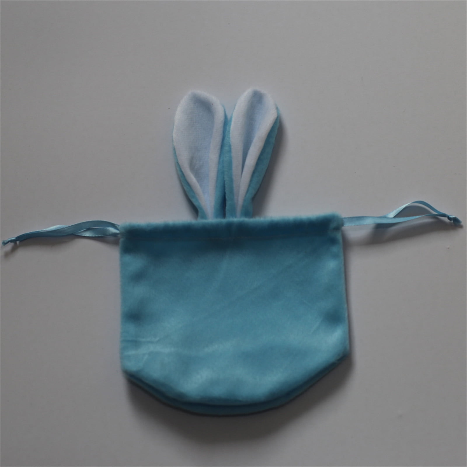 Small Gift Bags Ears Velvet Drawstring Bag With Cute Bunny Ears For ...