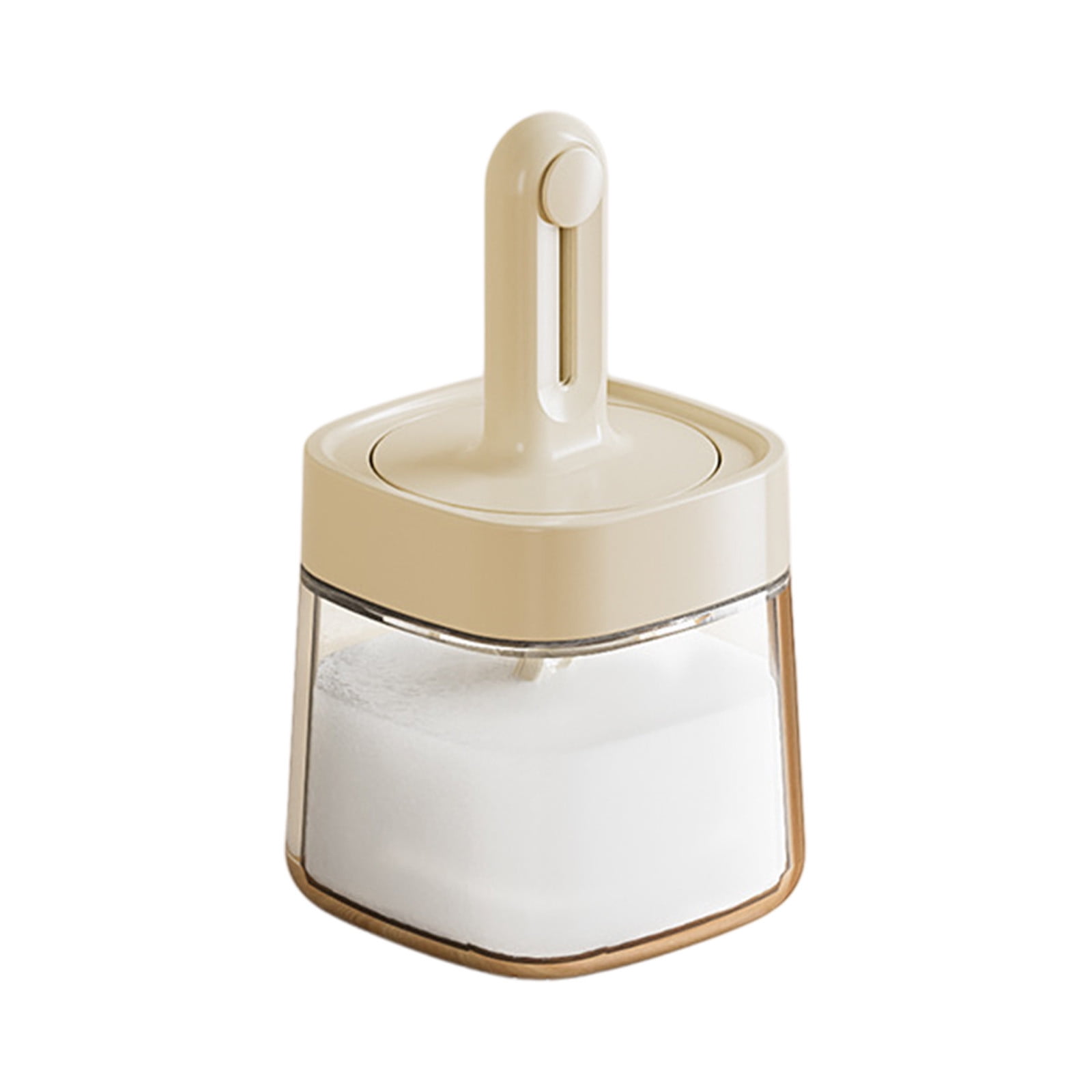 Small Glass Jars with Airtight Hinged Lid, 350ml Glass Spice Jars ...