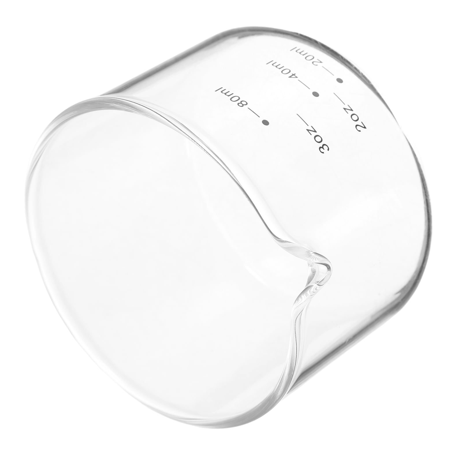 Small Glass Pitcher Espresso Shots Cup 80ml Espresso Measuring Glass ...