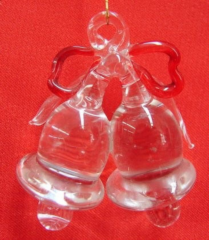 Small Glass Twin Bells by Feng Shui Import LLC - Walmart.com