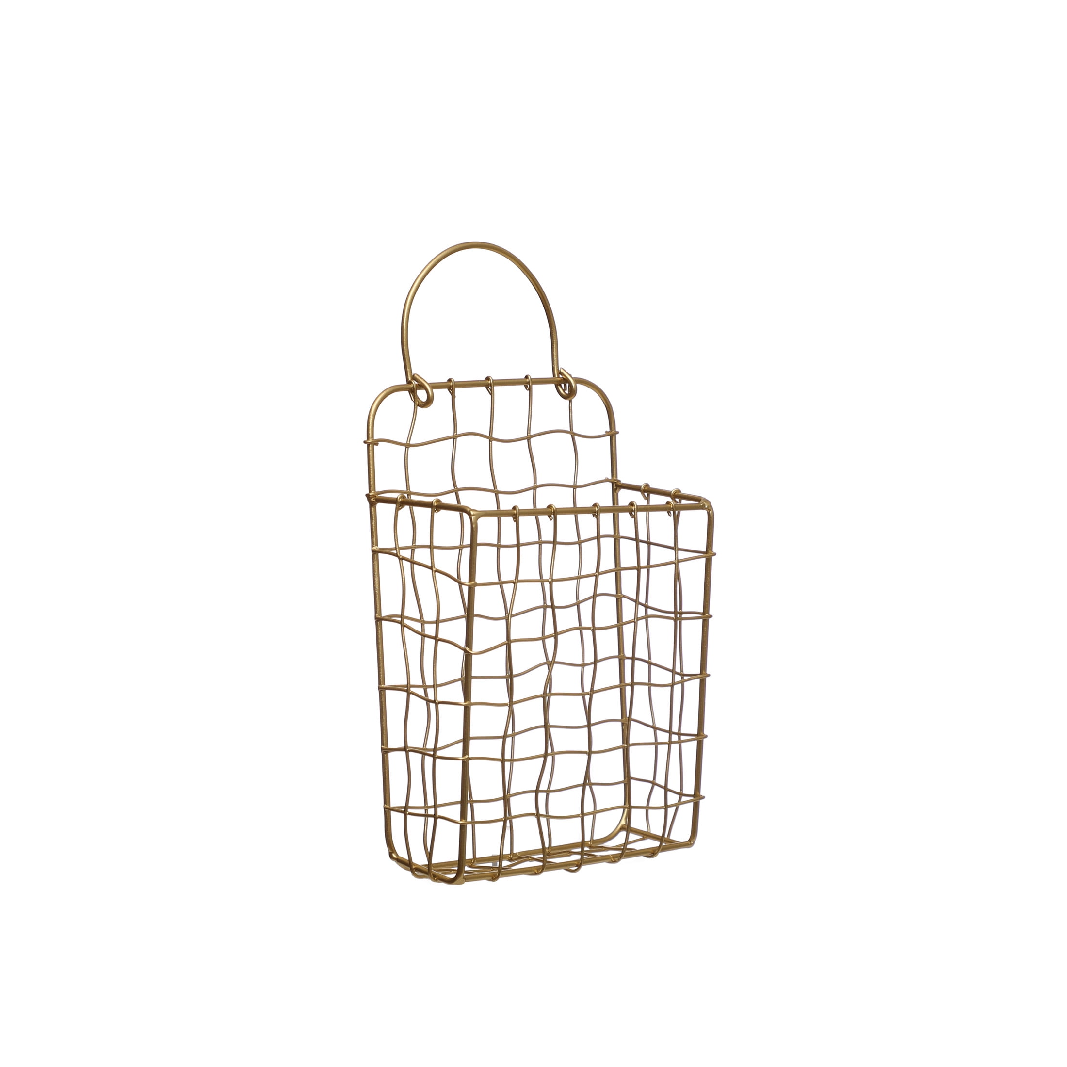 Small Gold Metal Wall File Pocket by Ashland® - Spring Home Decor ...