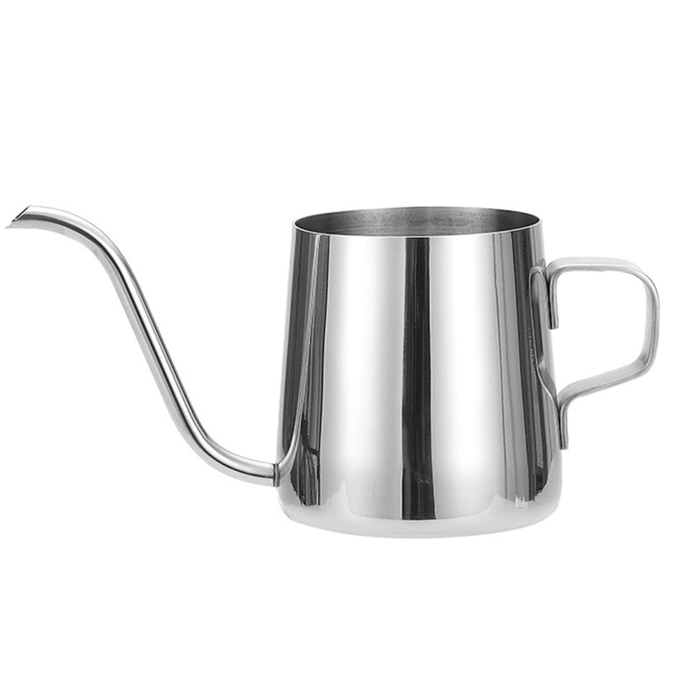 Small Gooseneck Kettle, Narrow Long Spout, Stainless Steel, Mini Water ...