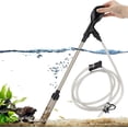 Small Gravel Vacuum for Aquarium, Manual 80GPH Aquarium Gravel Cleaner ...