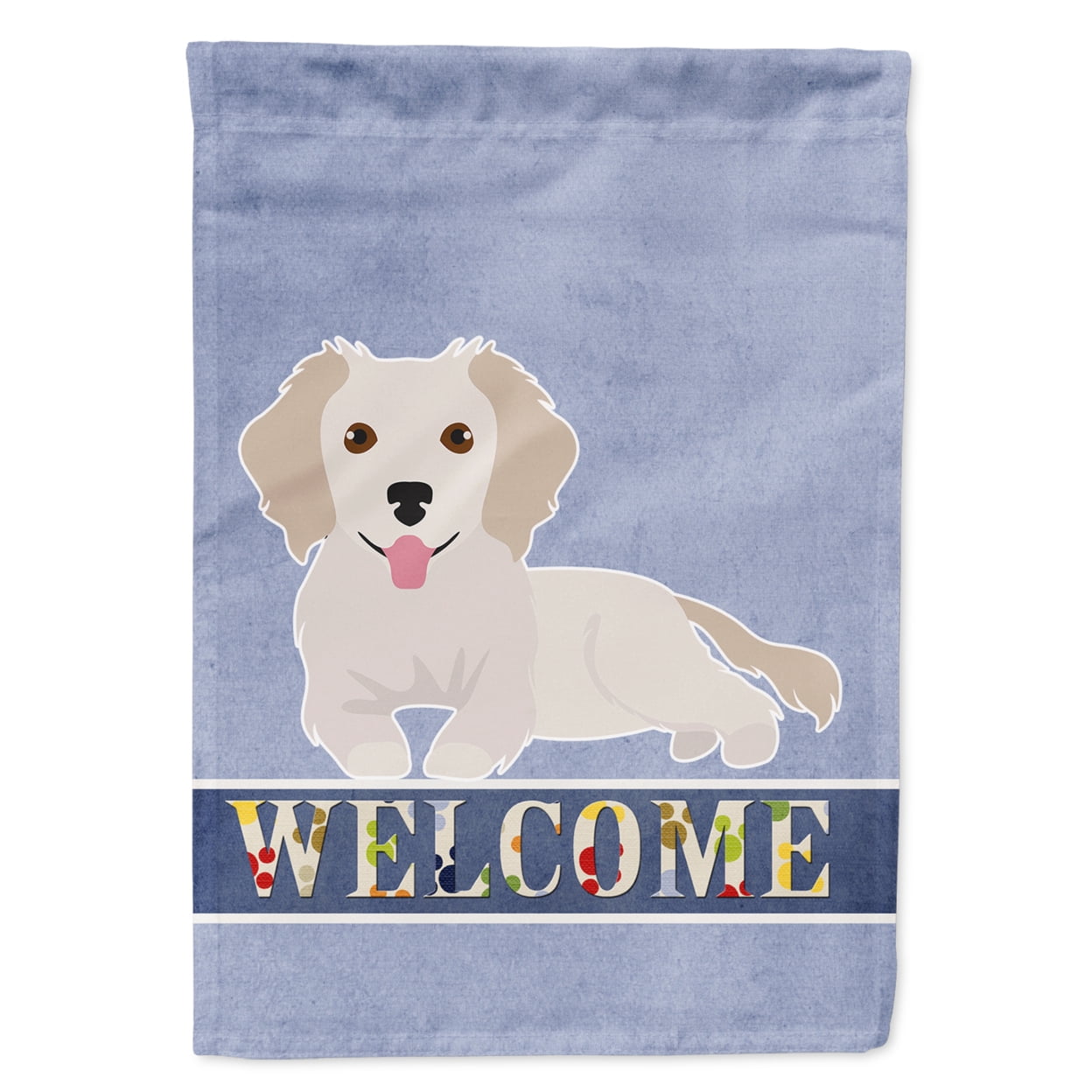 Small Greek Domestic Dog Kokoni #2 Welcome Garden Flag - Walmart.com