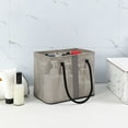 Small Grey Mesh Wash Bag - Portable Hanging Organizer for Toiletries ...