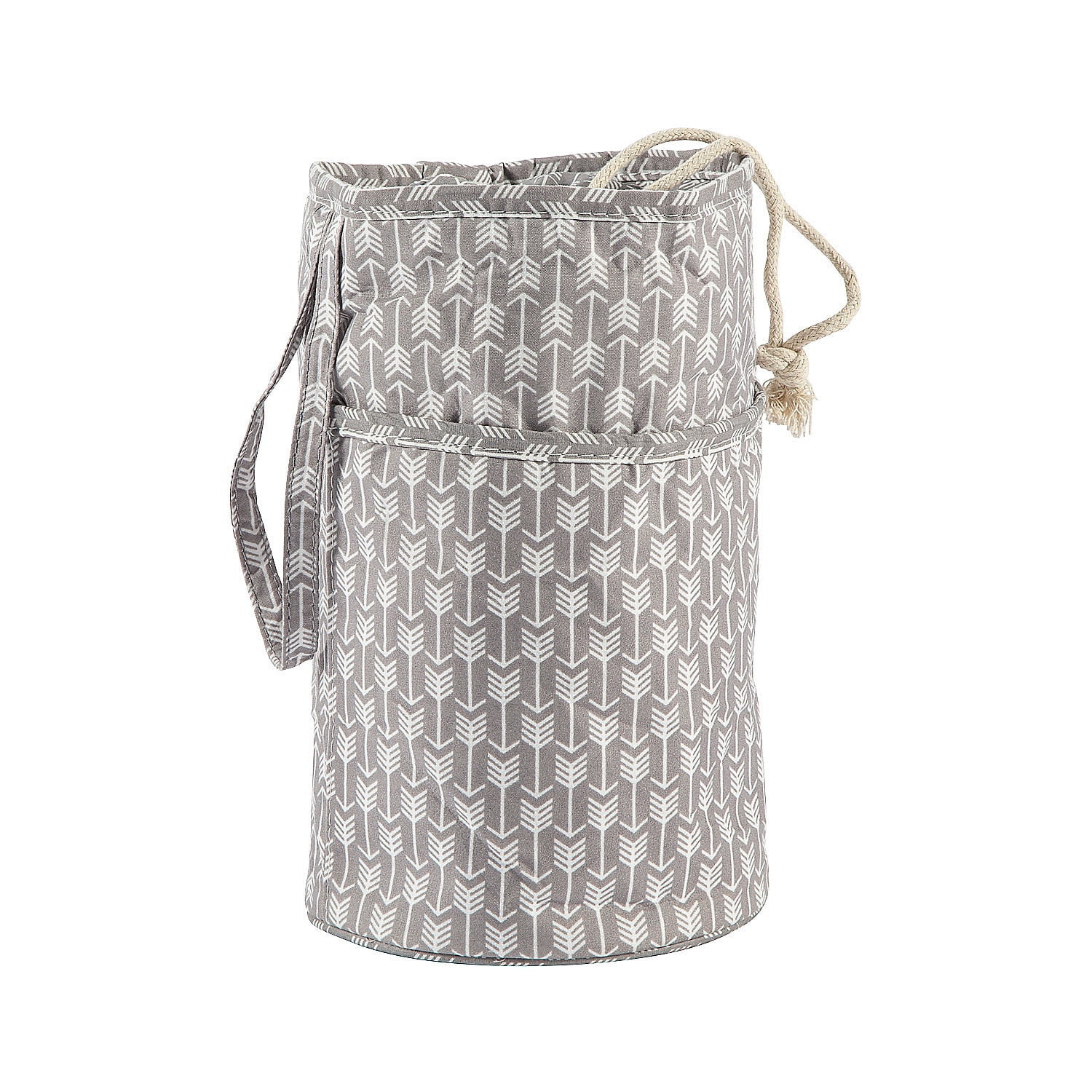 Small Grey Round Knitting Bag - Walmart Business Supplies