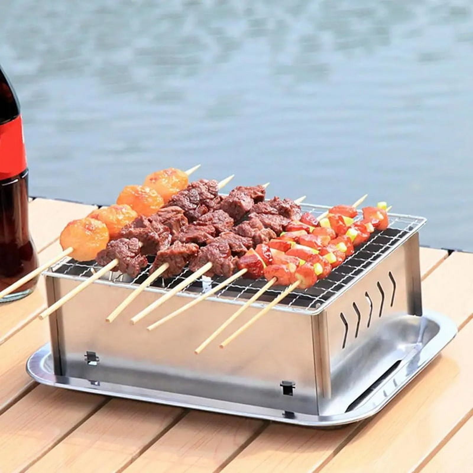 Small Grill Portable Foldable Grill Outdoor Grill Removable Part ...