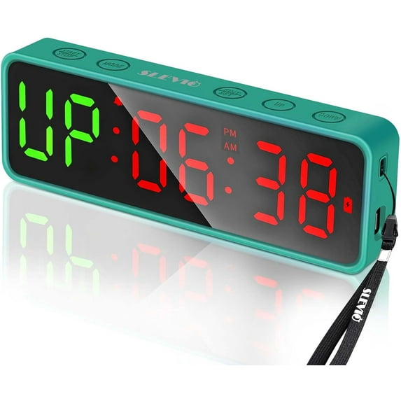 Small Gym Timer Clock Stopwatch Magnetic Workout Interval Timer, Large ...