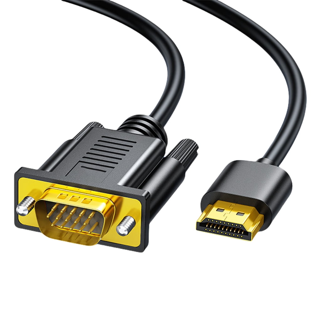 Small HDTV to VGA Video Converters Wire Metal Cores Plastic Texture for ...