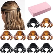 French Concord Hair Clips Claw - 6Pcs Side Slid Flat Hair Clips for ...