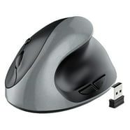Adesso iMouse T30 Vertical Ergonomic Wireless Optical Mouse, Black, New ...