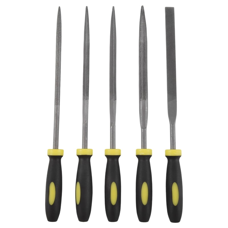 Small Hand Metal File Set, 6.3In, 5Pcs, Strength Alloy Steel Needle ...