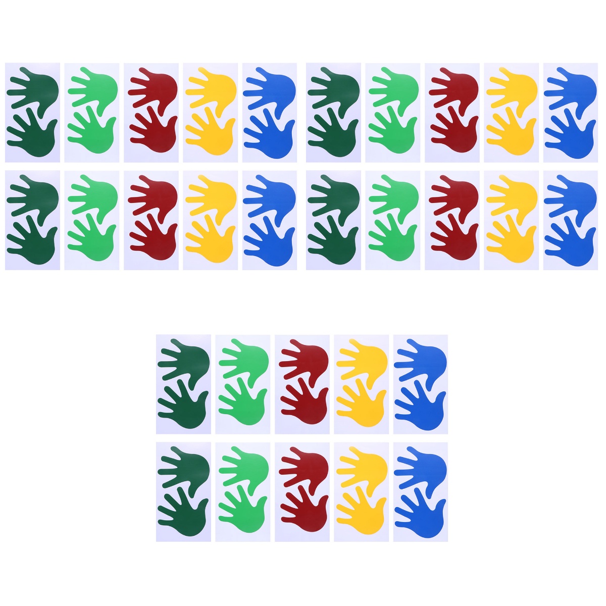 Small Hand Palm Printing Sticker Wall Decals Decor Decorate Child Kids ...