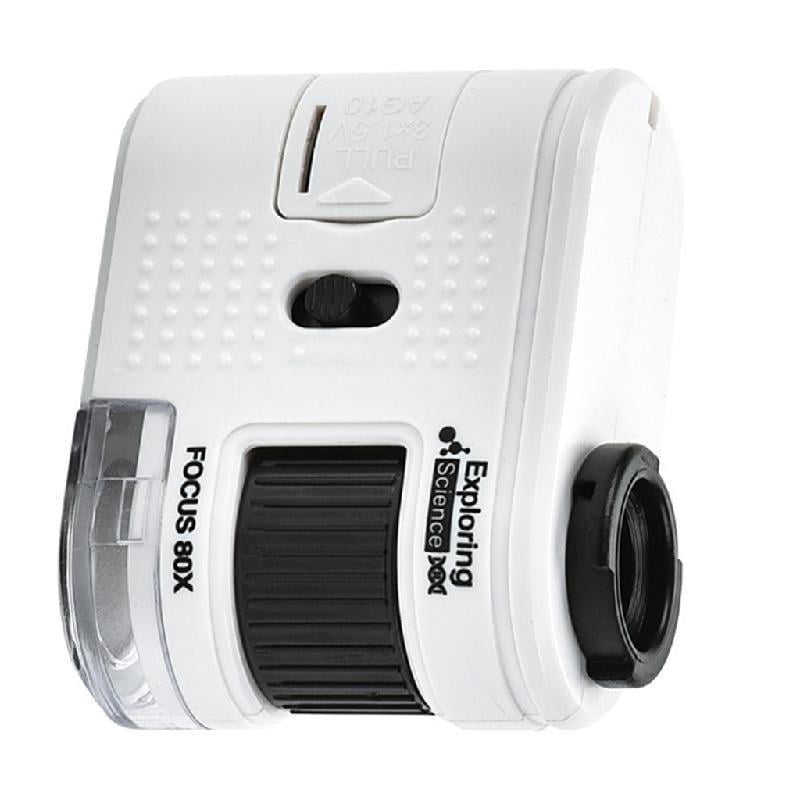 Small Handheld Microscope with 1000X Zoom Pocket Sized Microscope Easy ...