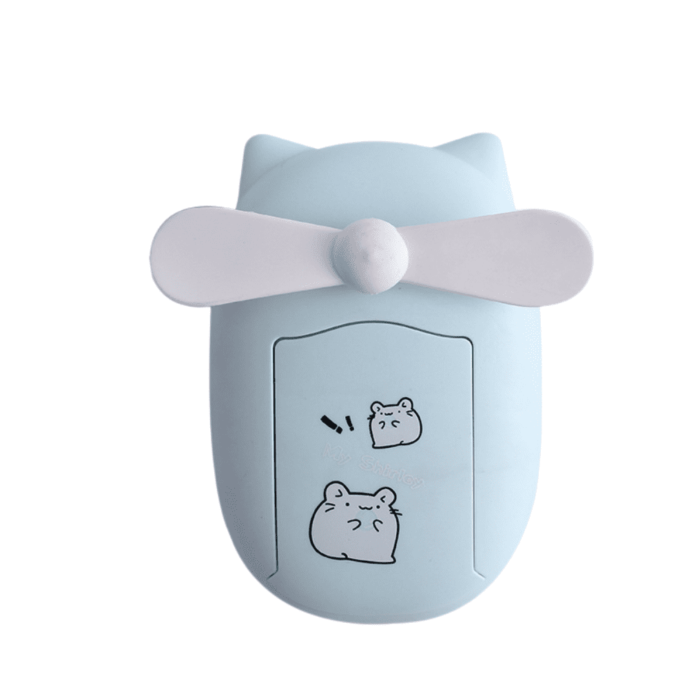 Small Handheld Misting Fan, Portable Mister Fan with Rechargeable USB ...