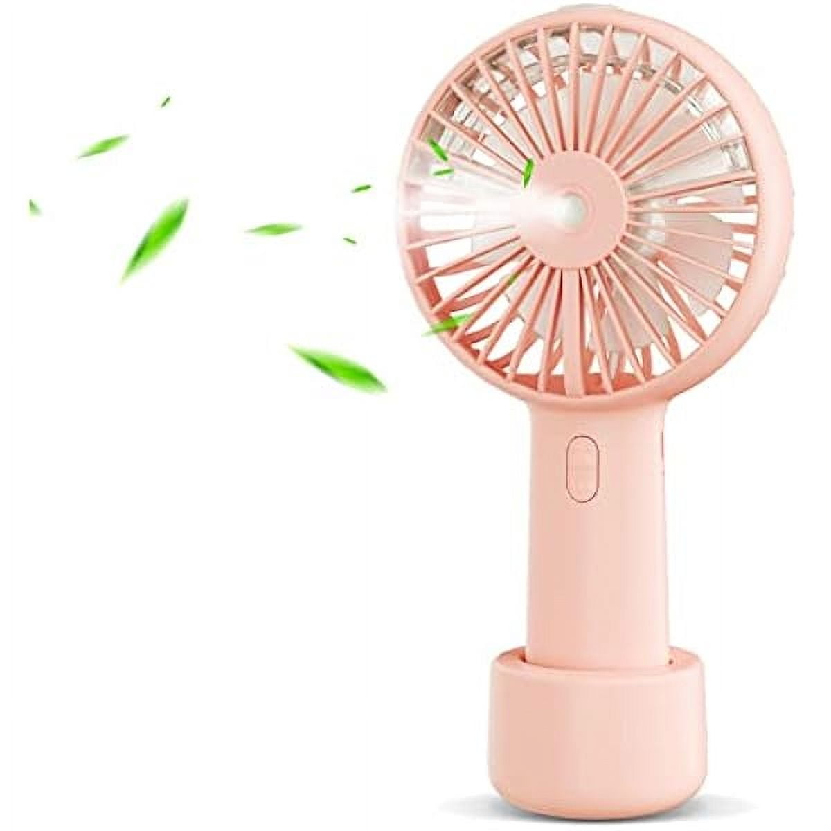 Small Handheld Misting Fan, Portable Mister Fan with Water Tank 2000mAh ...