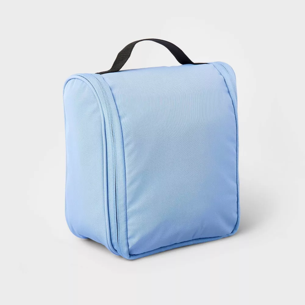Small Hanging Toiletry Bag Blue : Water-Resistant Travel Accessory ...