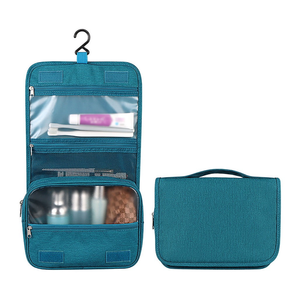 Small Hanging Toiletry Bag for Women, Water-resistant Travel Toiletry ...
