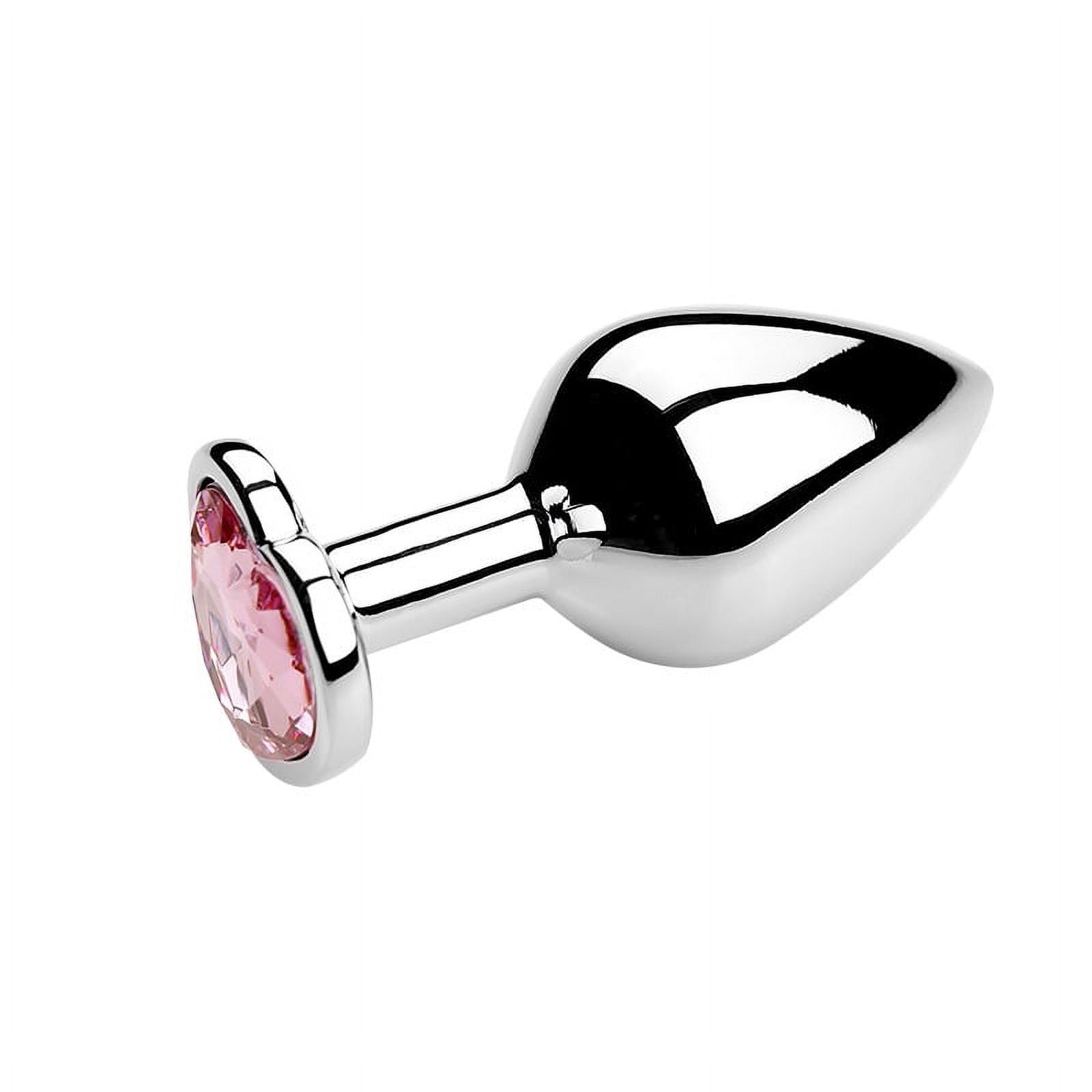 Small Heart Steel Anal Butt Plug—jewel Design Anal Sex Toys For Women