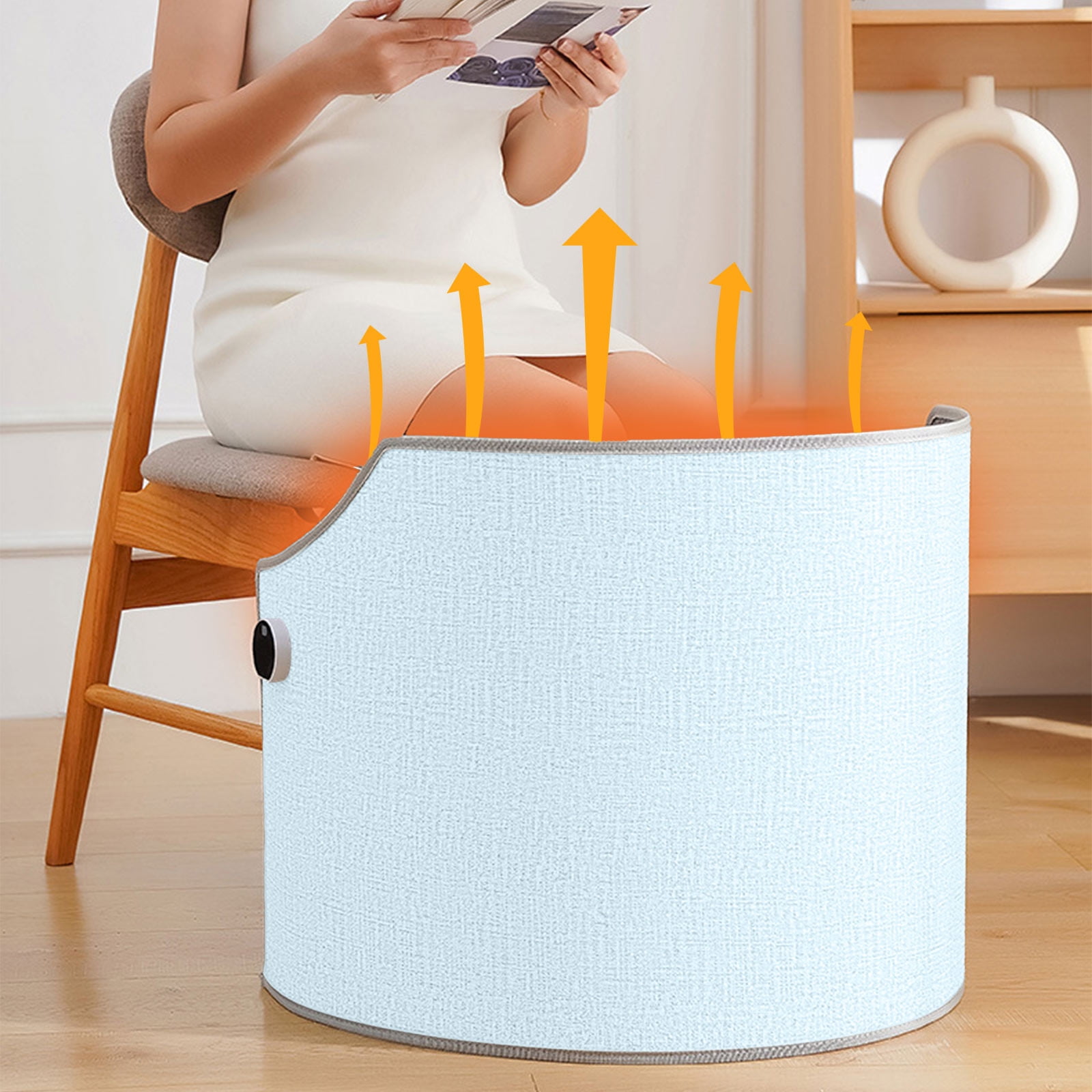 Small Heater for Office Under Desk Quiet, Folding Space Heaters ...