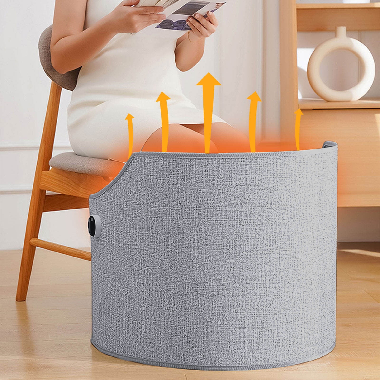 Small Heater for Office Under Desk Quiet, Folding Space Heaters ...