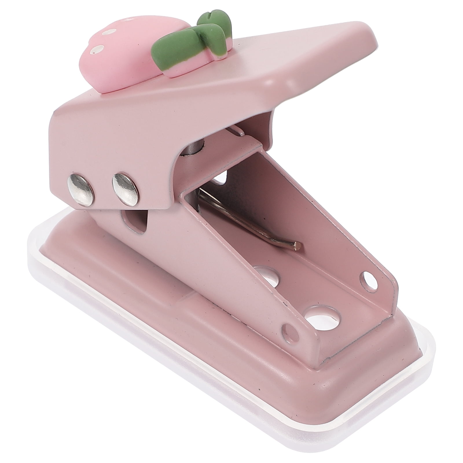 Small Hole Punch Mini Cute Puncher Single Binder for Office Pink ...