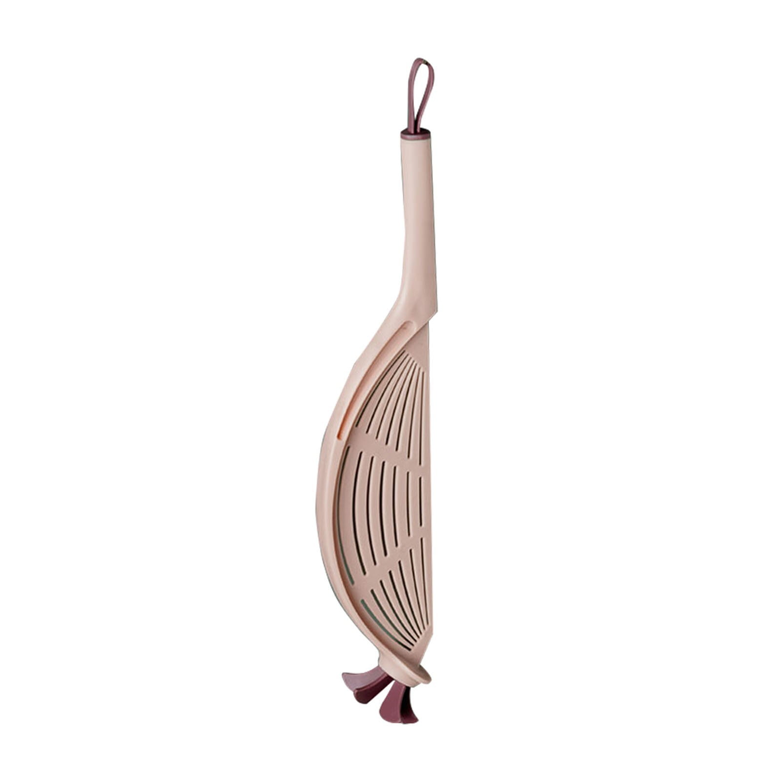Small Hole Rice Sieve In Light Pink, Plastic Colander for Kitchen ...