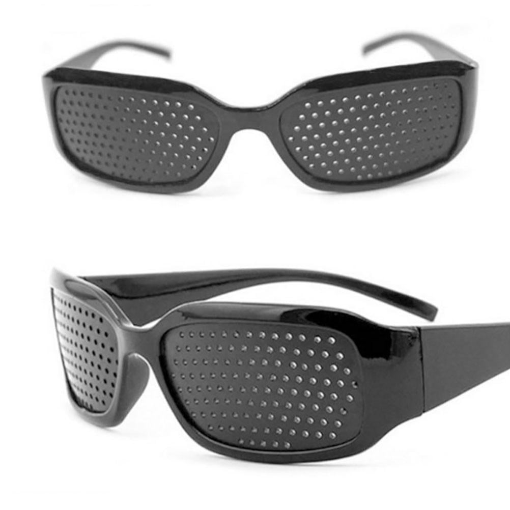 Walmarts Pinhole Vision Correction Glasses Small Holes Anti Fatigue Eye Exercise Abs