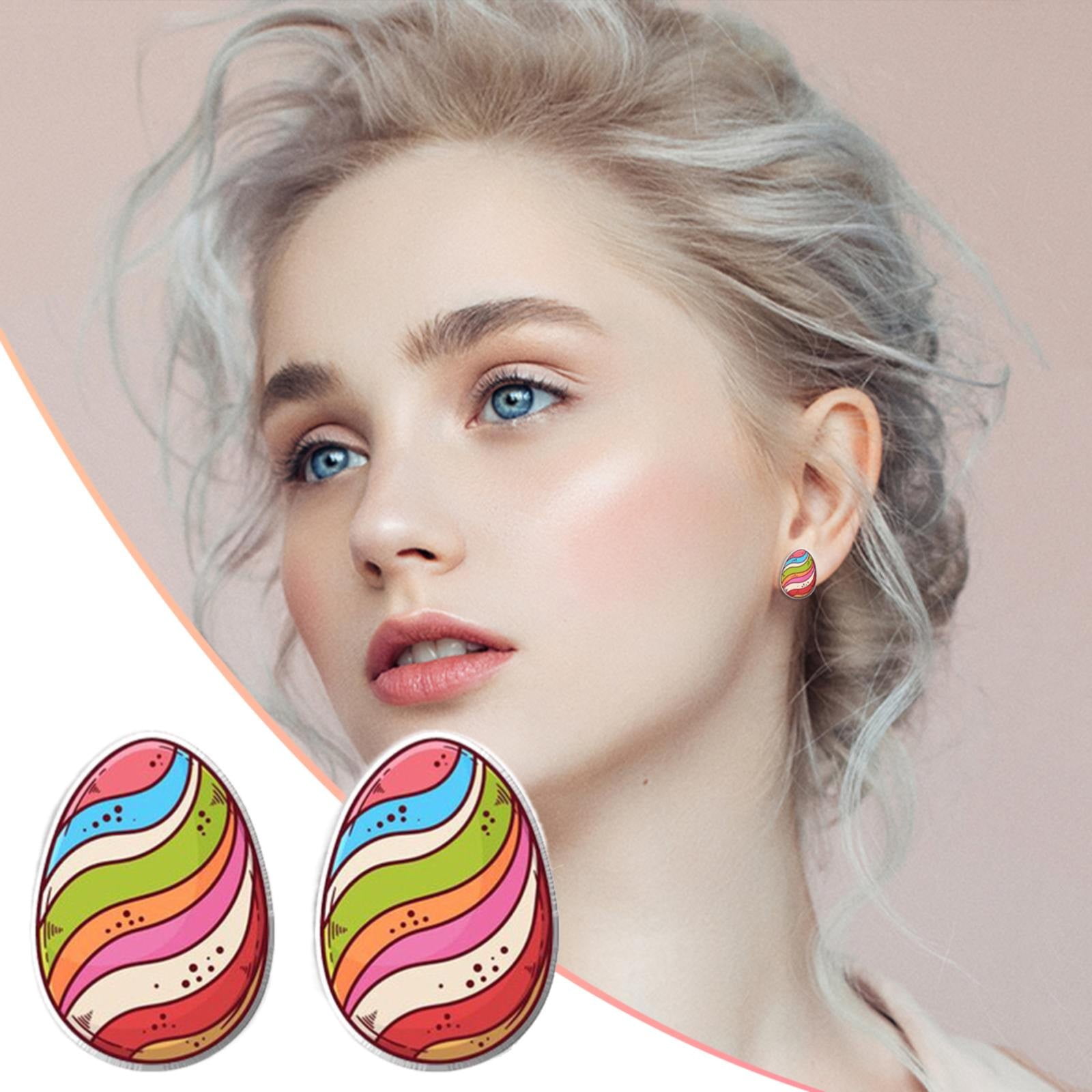 Small Hoops Earrings Earrings for Women Pack Stud Earrings for Women Pack Chain Earring Womens ...