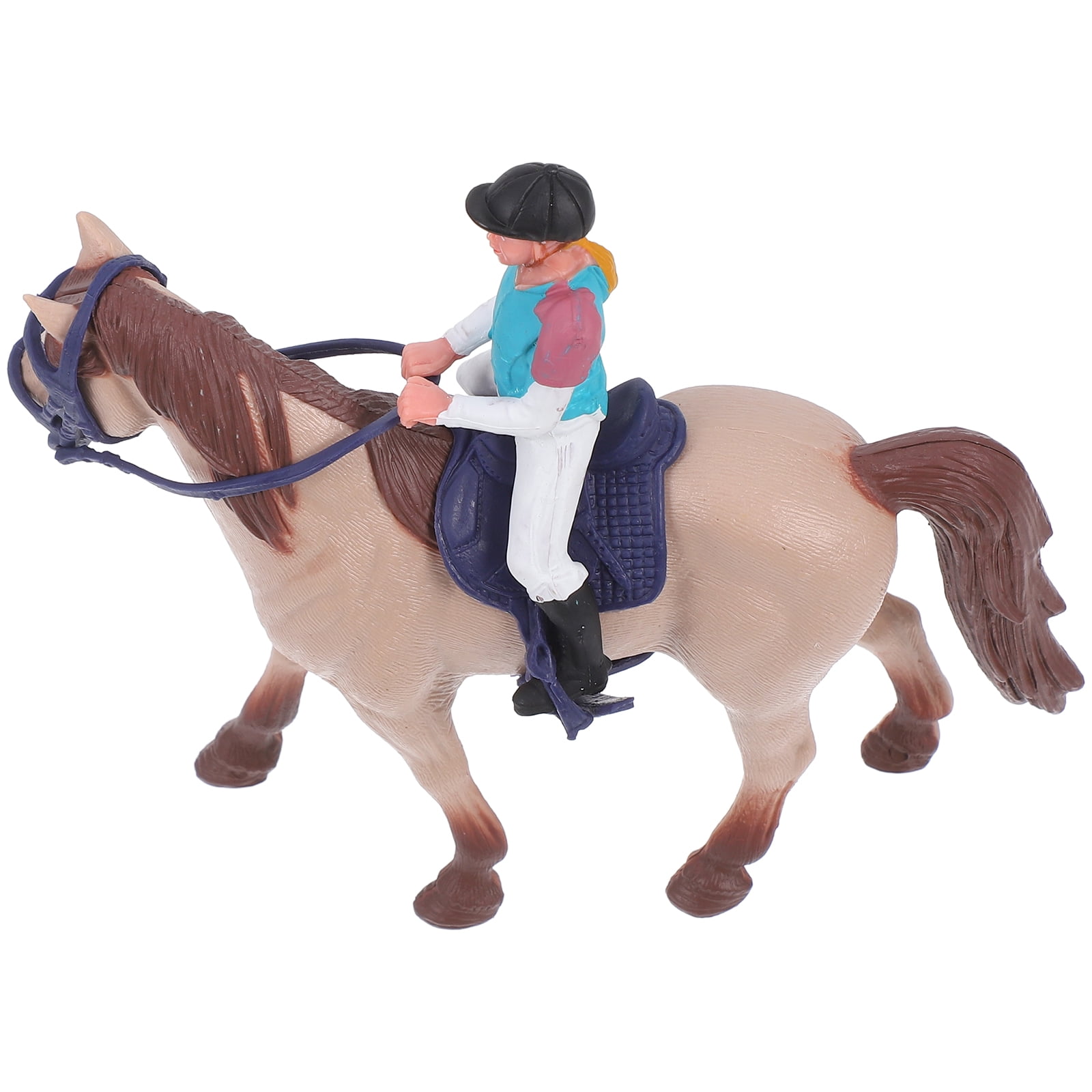 Small Horse Figurines Mini Cartoon Toys Unicorn Rowing Machine Mat ...