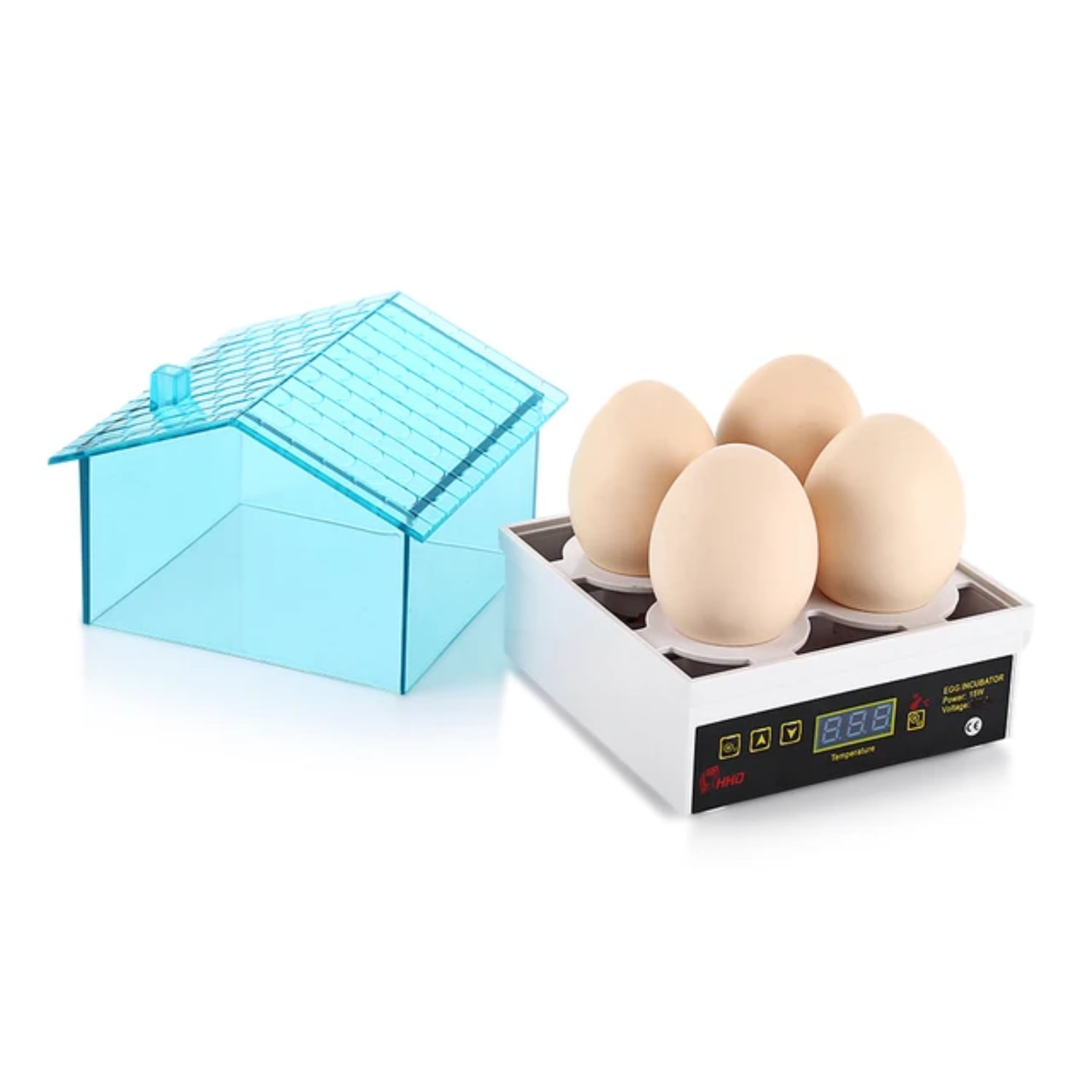 4 Eggs Mini Incubator Chicken Duck Turtle and Bird Eggs Small Incubator ...