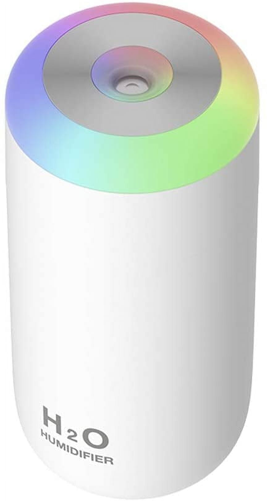 Small 350ml Humidifier for Bedroom, Travel, Home, Portable LED ...