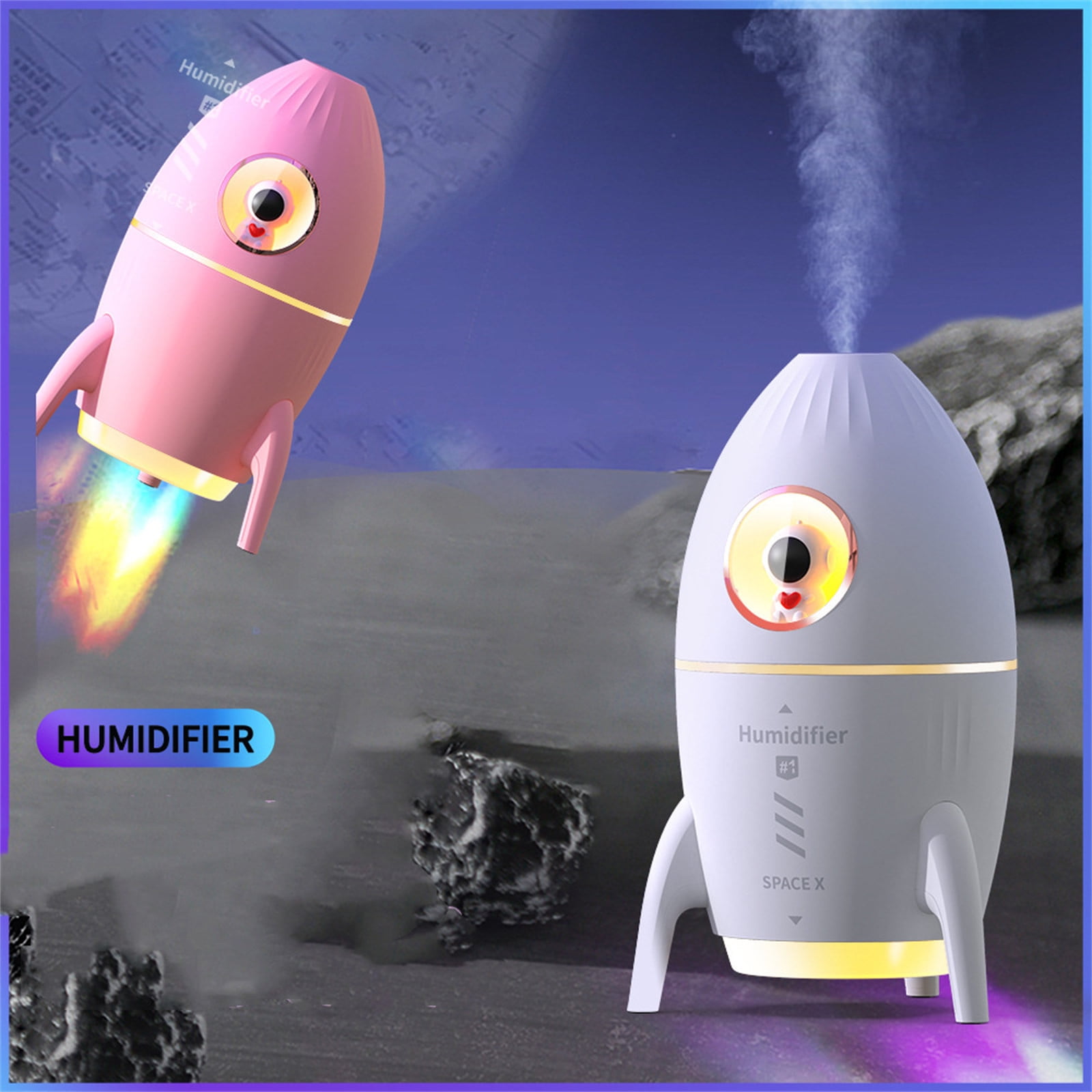 Small Humidifier for Bedroom Office Desktop | Heavy Mist Output | Quiet ...